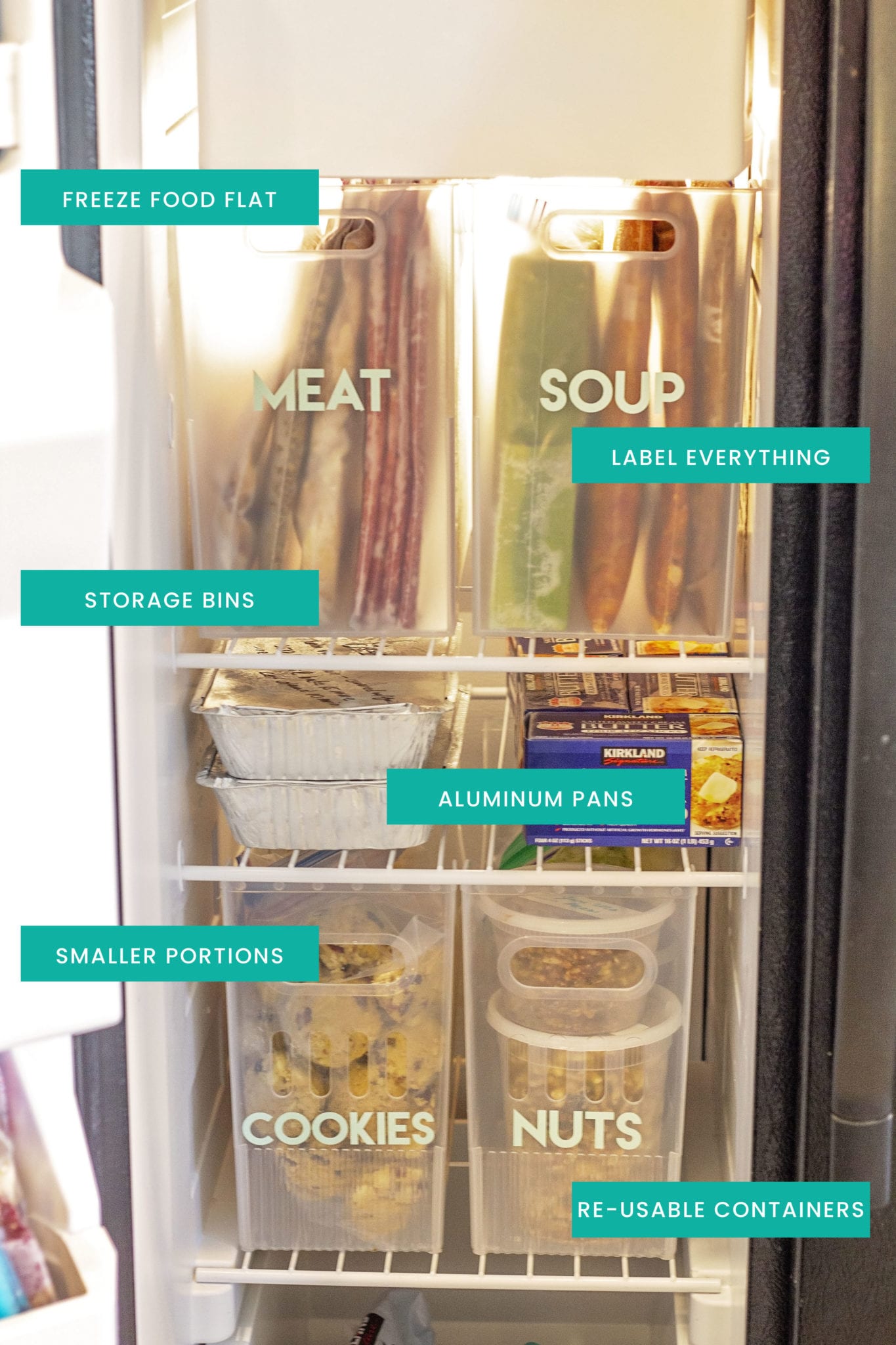 12 Freezer Organization Hacks that’ll Make Your Life Easier - Practical ...